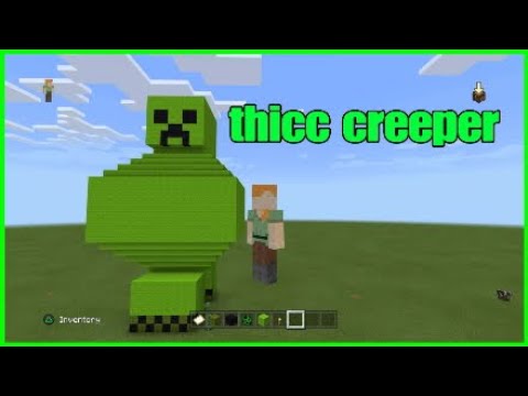 We need thicc creepers in Minecraft - YouTube