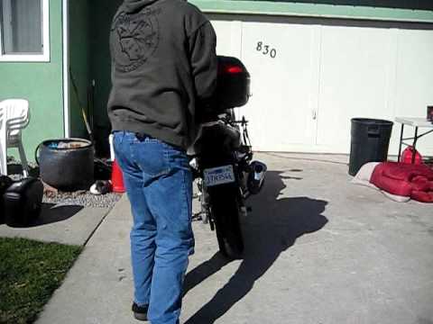 Givi Luggage / SW Motech Racks on '03 Suzuki SV650S - YouTube