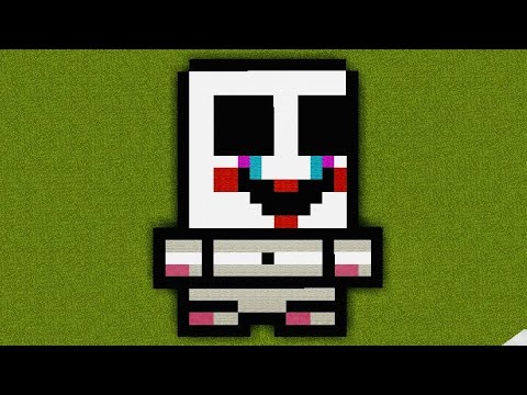 Puppet Pixel Art Minecraft - YouTube