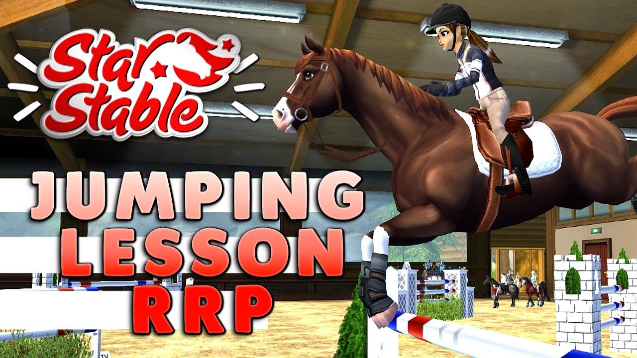 Star Stable Realistic Roleplay - Jumping Lesson 🐎 - YouTube