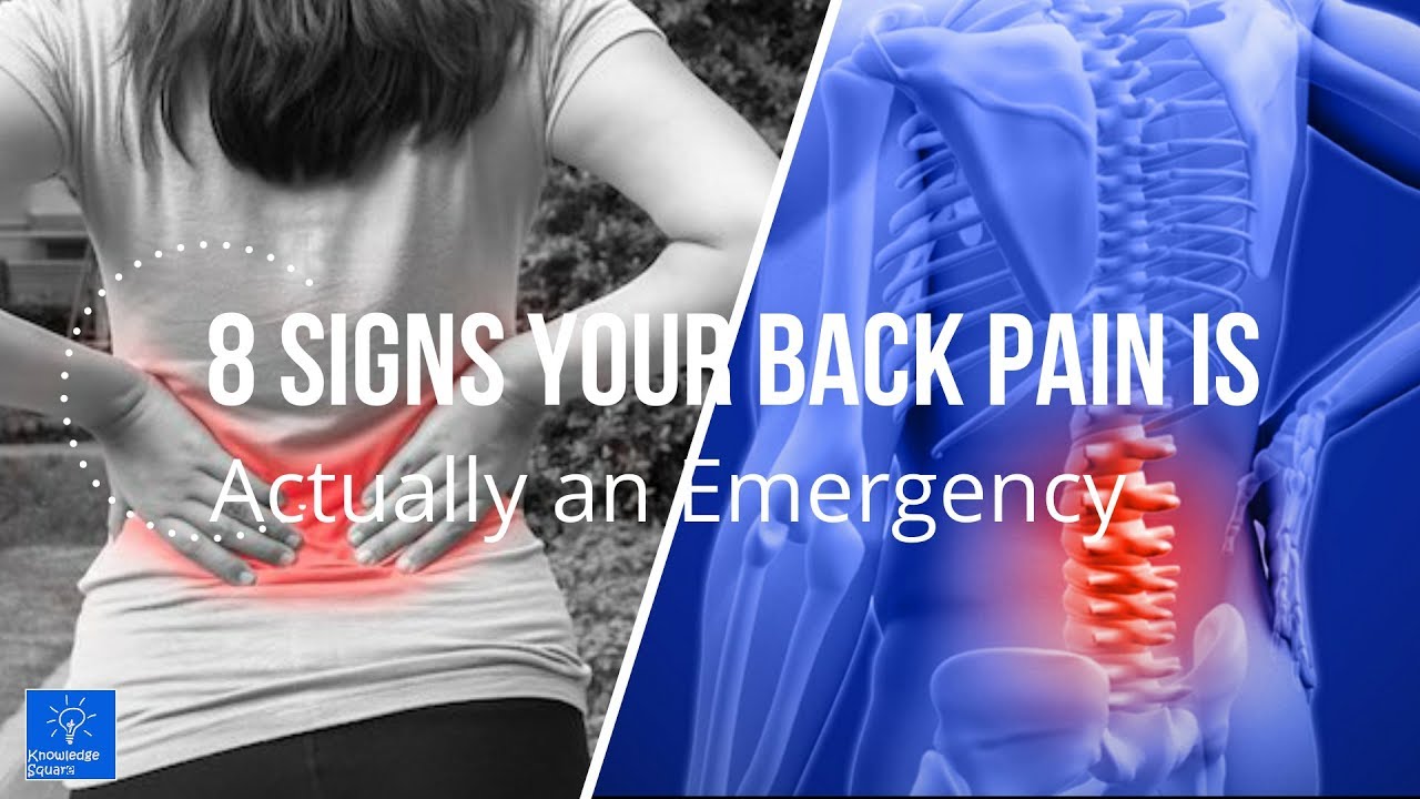 8 Signs Your Back Pain Is Actually an Emergency - YouTube