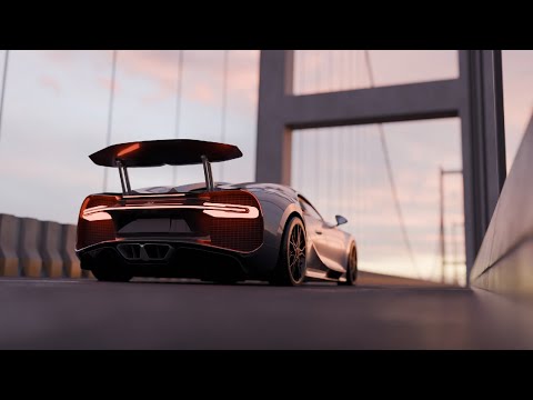 bugatti chiron commercial | blender animation - YouTube