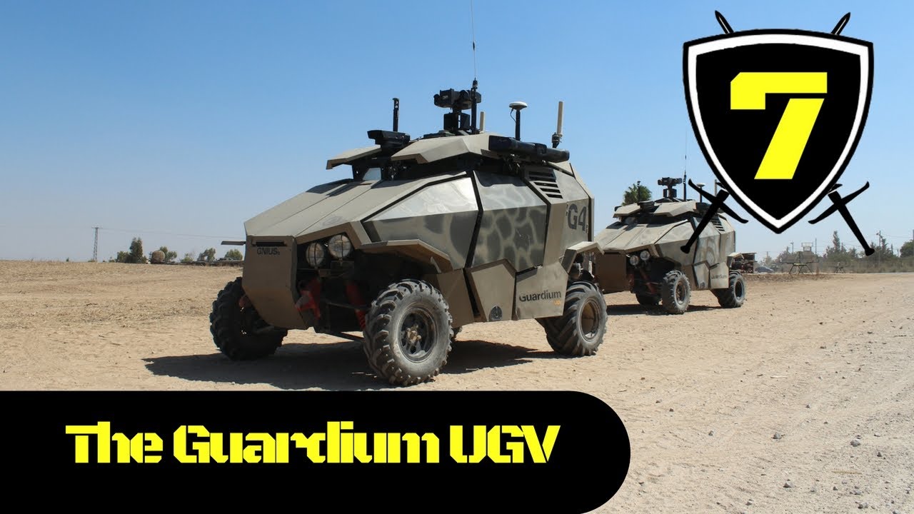 Israeli Army - Guardium Unmanned Ground Vehicle - YouTube