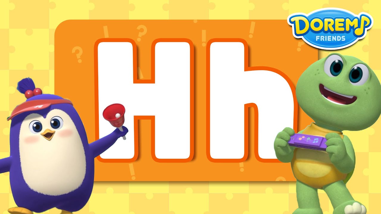Doremi Friends Phonics Song | Harmonica and Handbell | H Song | Nursery ...