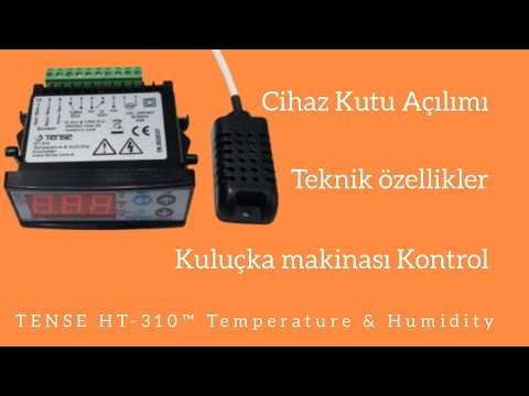 Tense Ht-310™ | Temperature & Humidity Controller | Kuluçka Termostat | Termostat Higrostat | HT-310