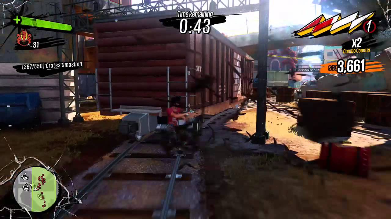 Sunset Overdrive - Smash Box Challenge Gold Medal - YouTube