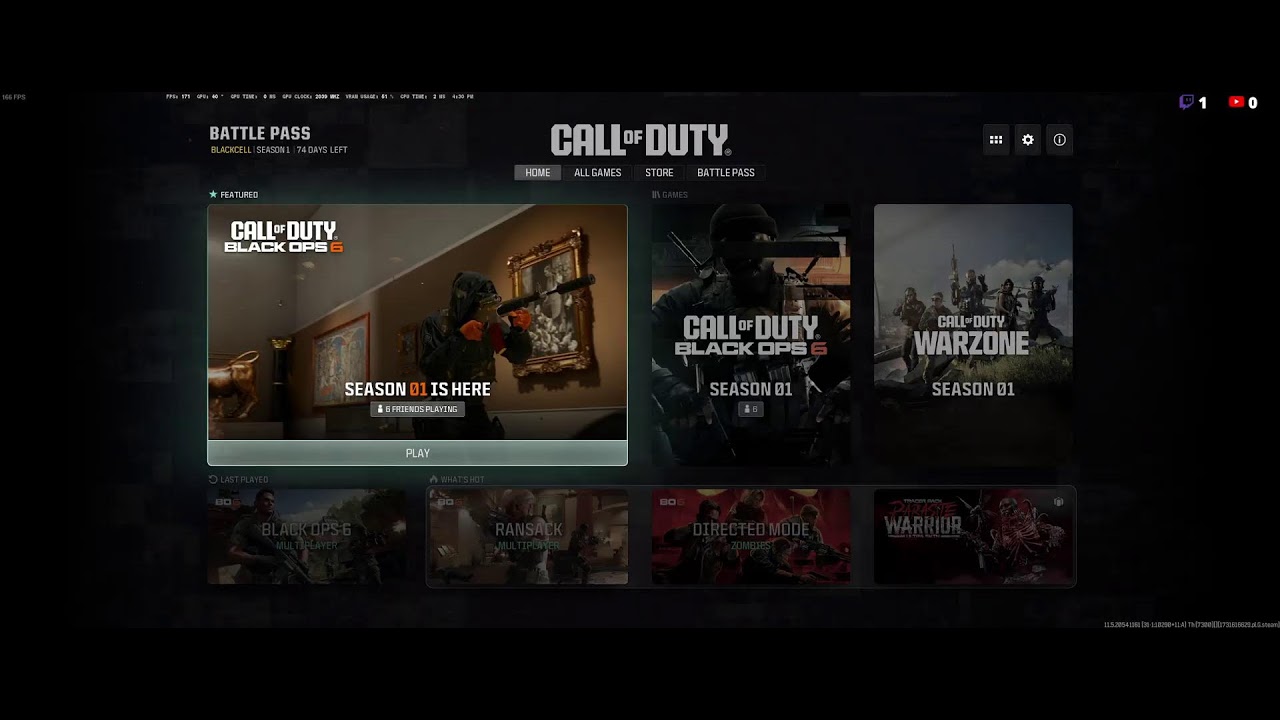 LIVE - COD Black Ops 6 - SEASON 1 - Day 76 of Streaming Everyday - YouTube