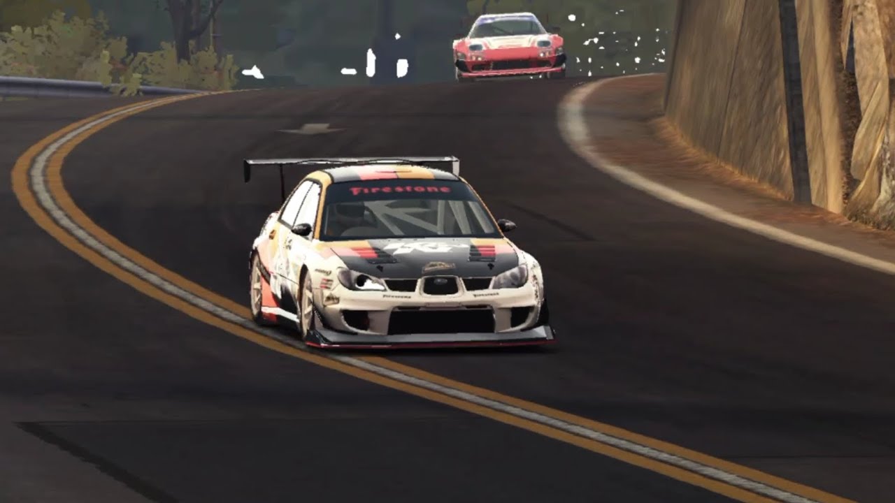 Subaru WRX STI on okutama sprint (no assist + manual) replay 720p grid ...