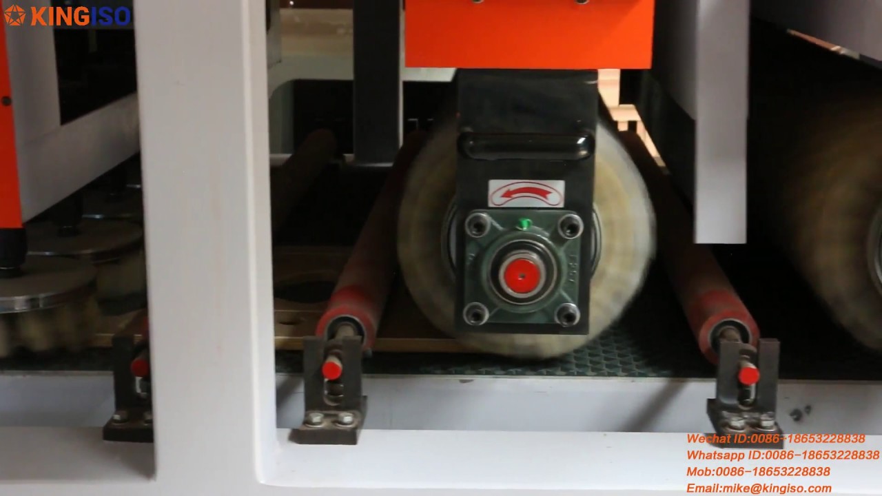 6 Roller Drum Sander Polishing Machine - YouTube