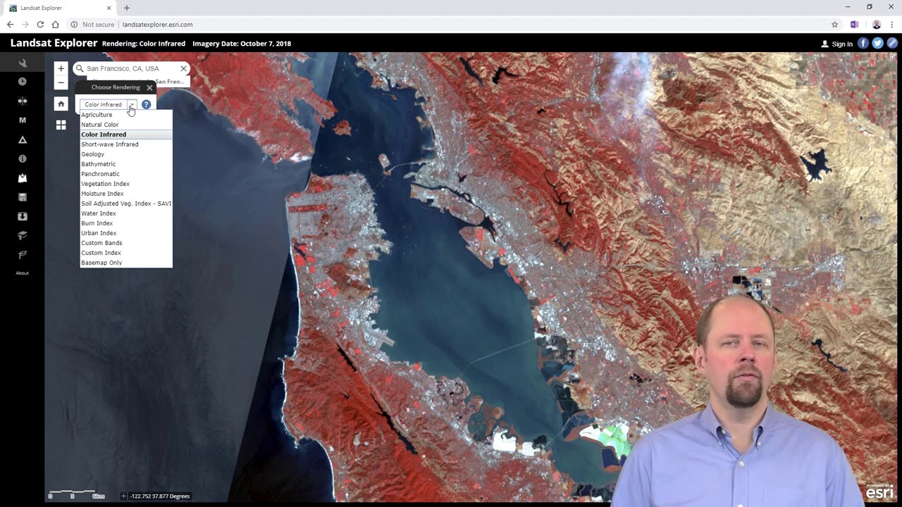 Landsat Explorer web app introduction - Spatial Analysis and Satellite ...