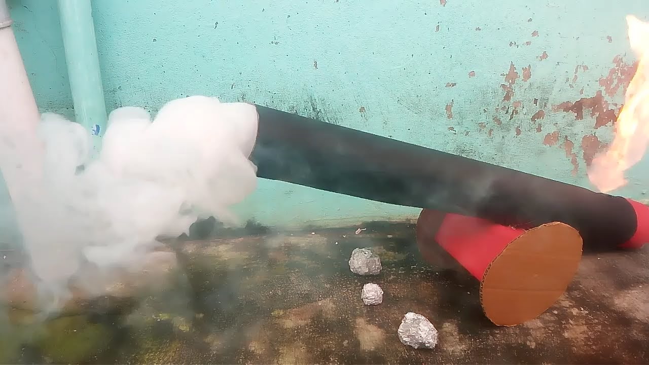 I made a real big Cannon !! It works easy - YouTube