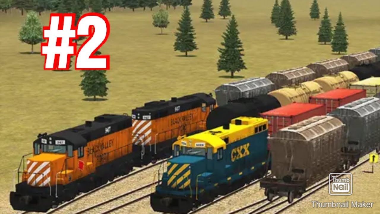 Shunting and derailment | train and rail yard simulator| - YouTube