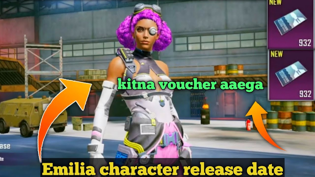 new characters Emilia l EMILIA characters vocher bgmi l Emilia ...