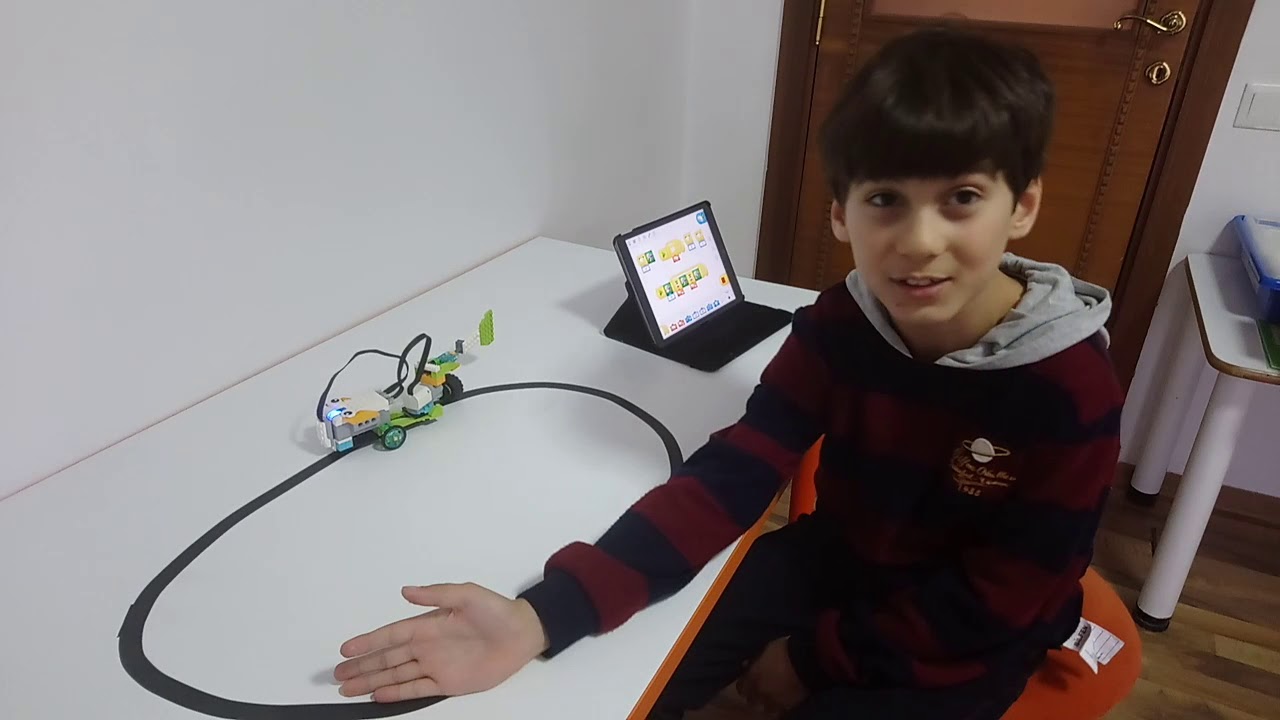 Line Follower Fish-1 (Yiğit) Robotik ve Kodlama Lego Wedo 2.0 - YouTube