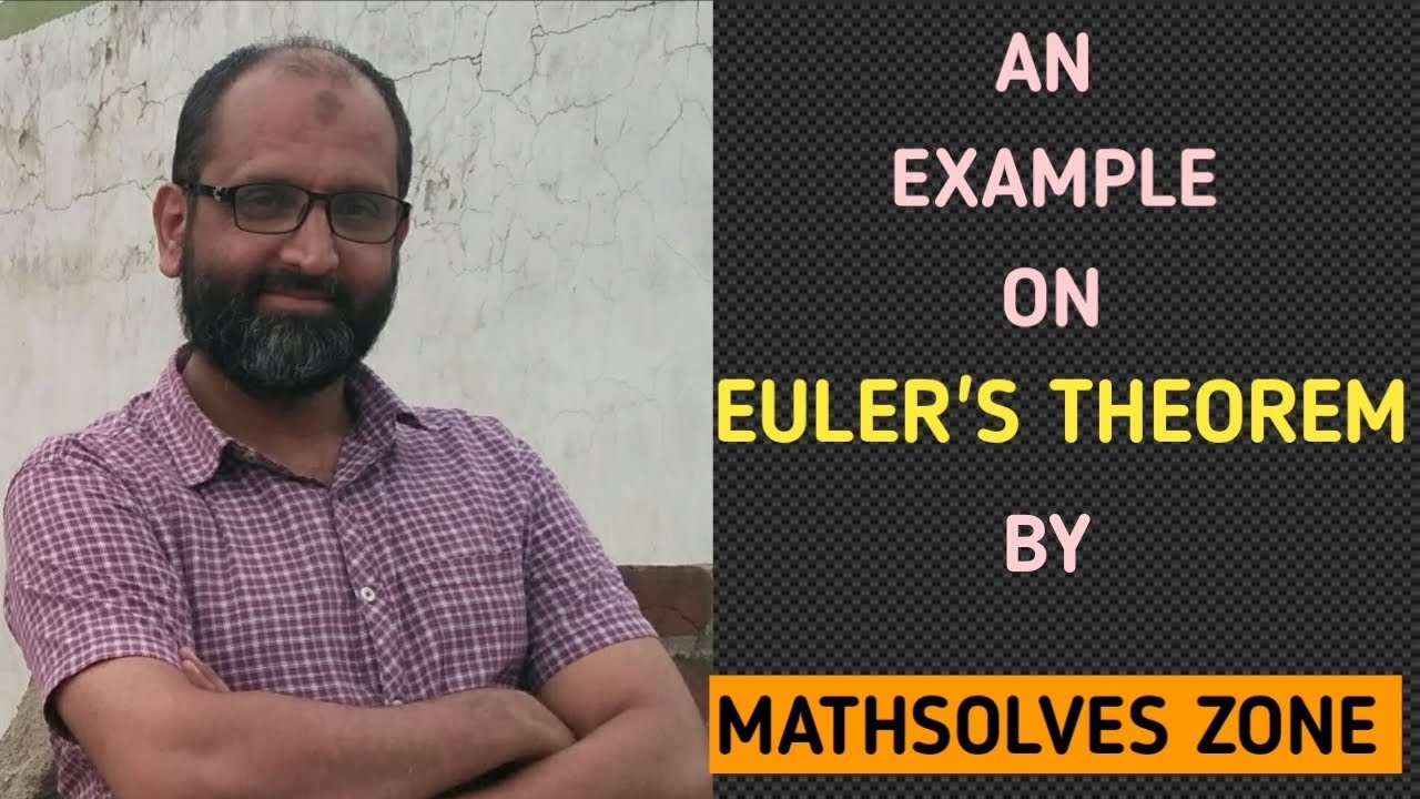 An Example on Euler's Theorem | Engineering Mathematics - YouTube