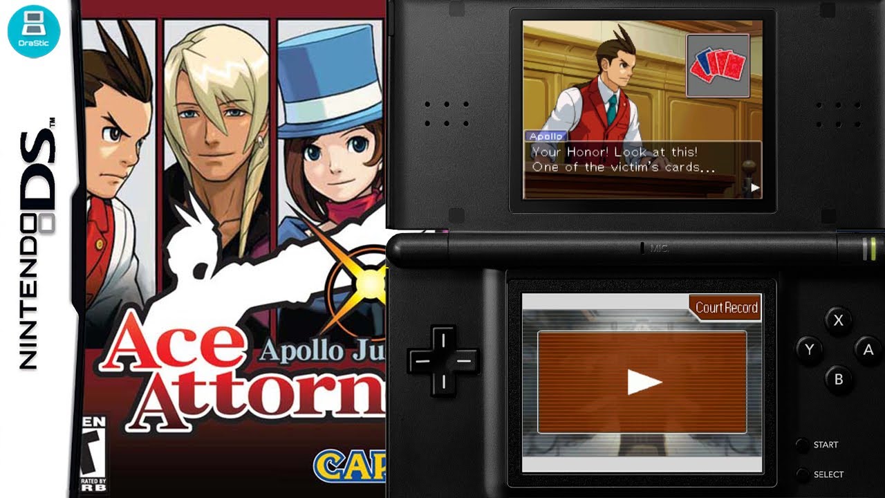 Apollo Justice: Ace Attorney DS - Gameplay on Drastic Emulator [No ...
