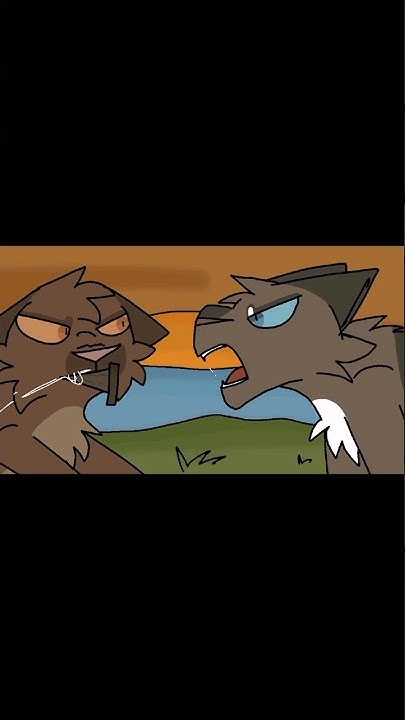 a speedpaint of one scene in a short pmv I'm working on [hawkfrost & brambleclaw] - YouTube