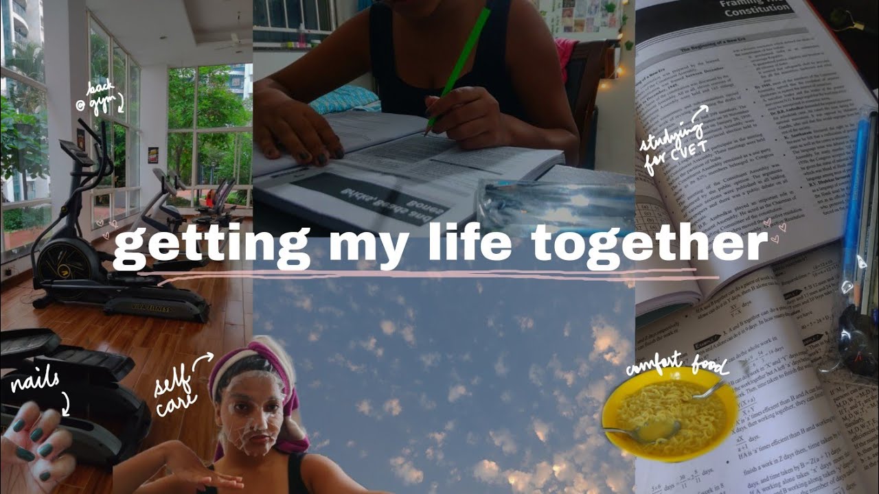 getting my life together *productive vlog *☕| working out, studying for ...
