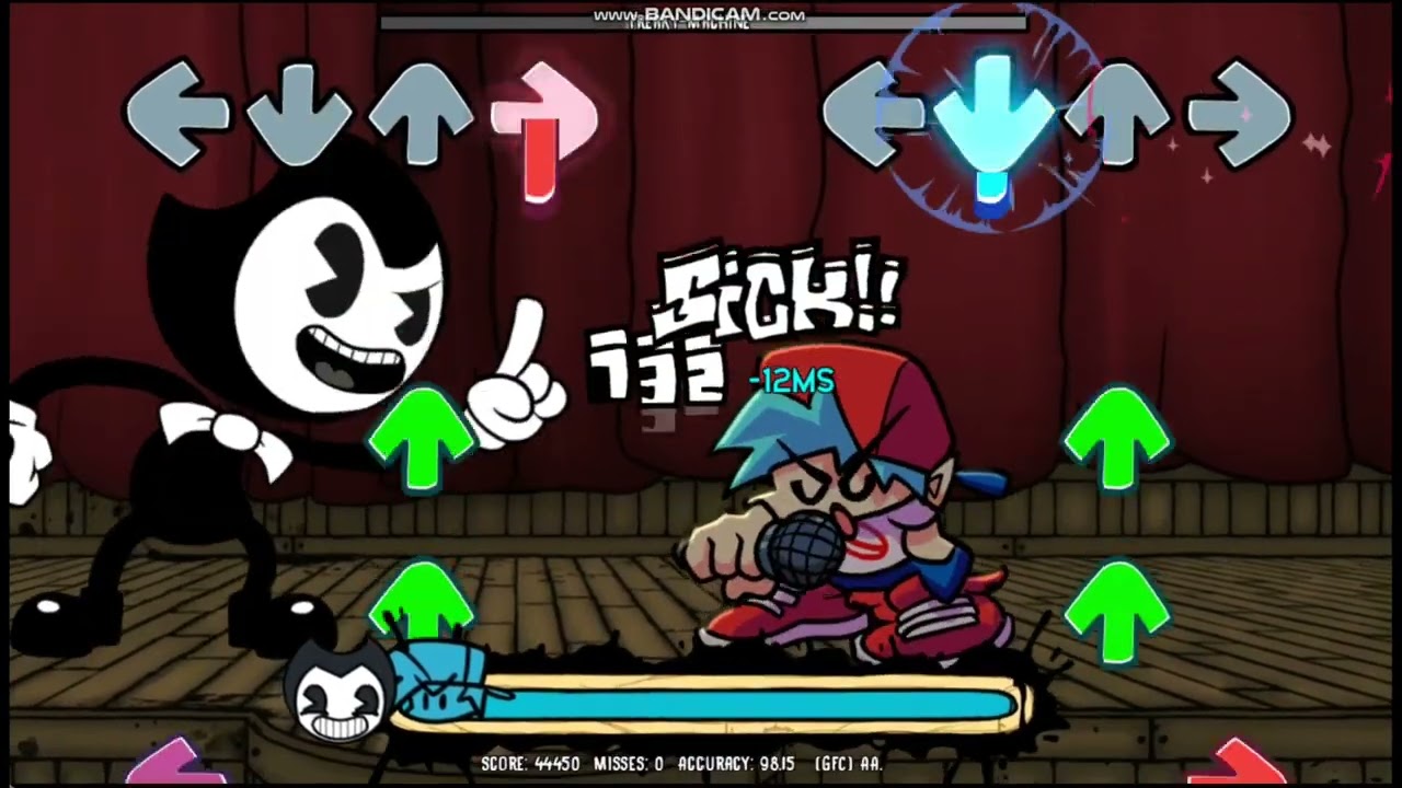 FREAKY MACHINE || FNF Indie Cross || BoyFriend VS Bendy || Friday Night ...