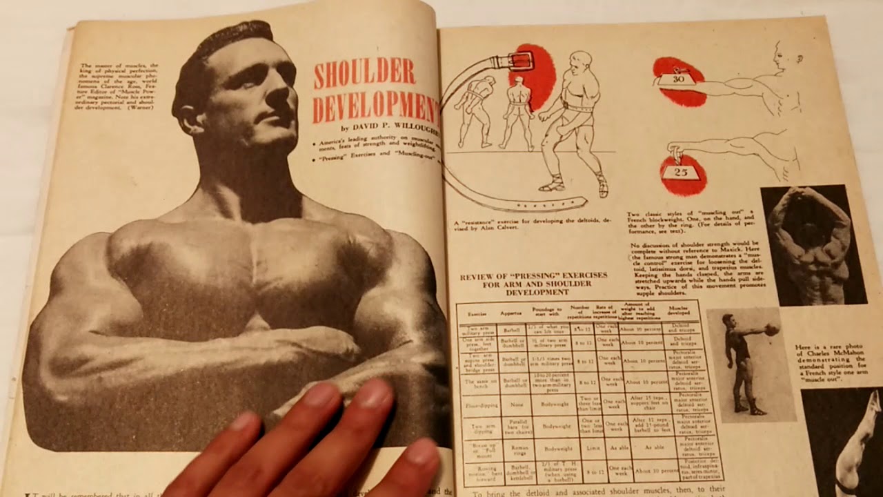 Steve Reeves on Shoulder Development Floyd Page wins Professional Mr ...