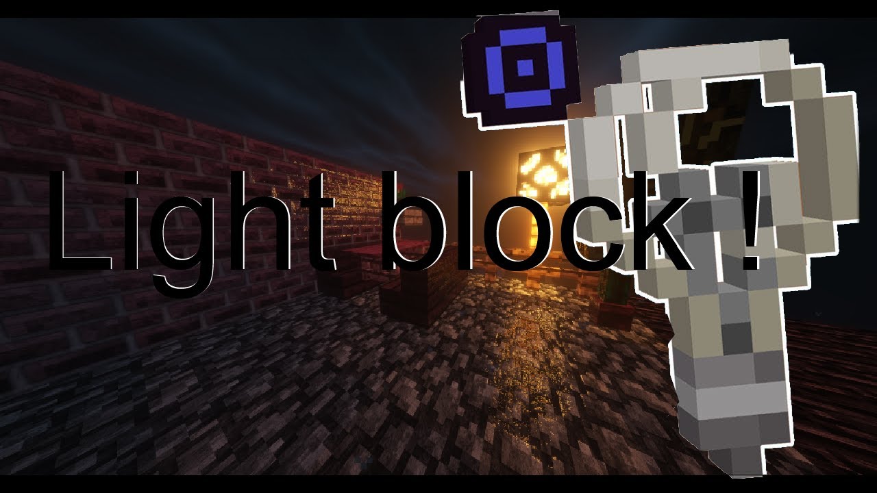 Le light block dans Minecratf - YouTube