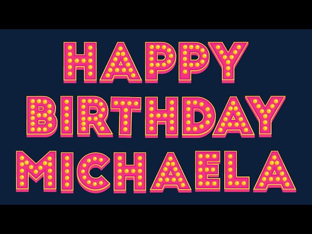 Michaela Text