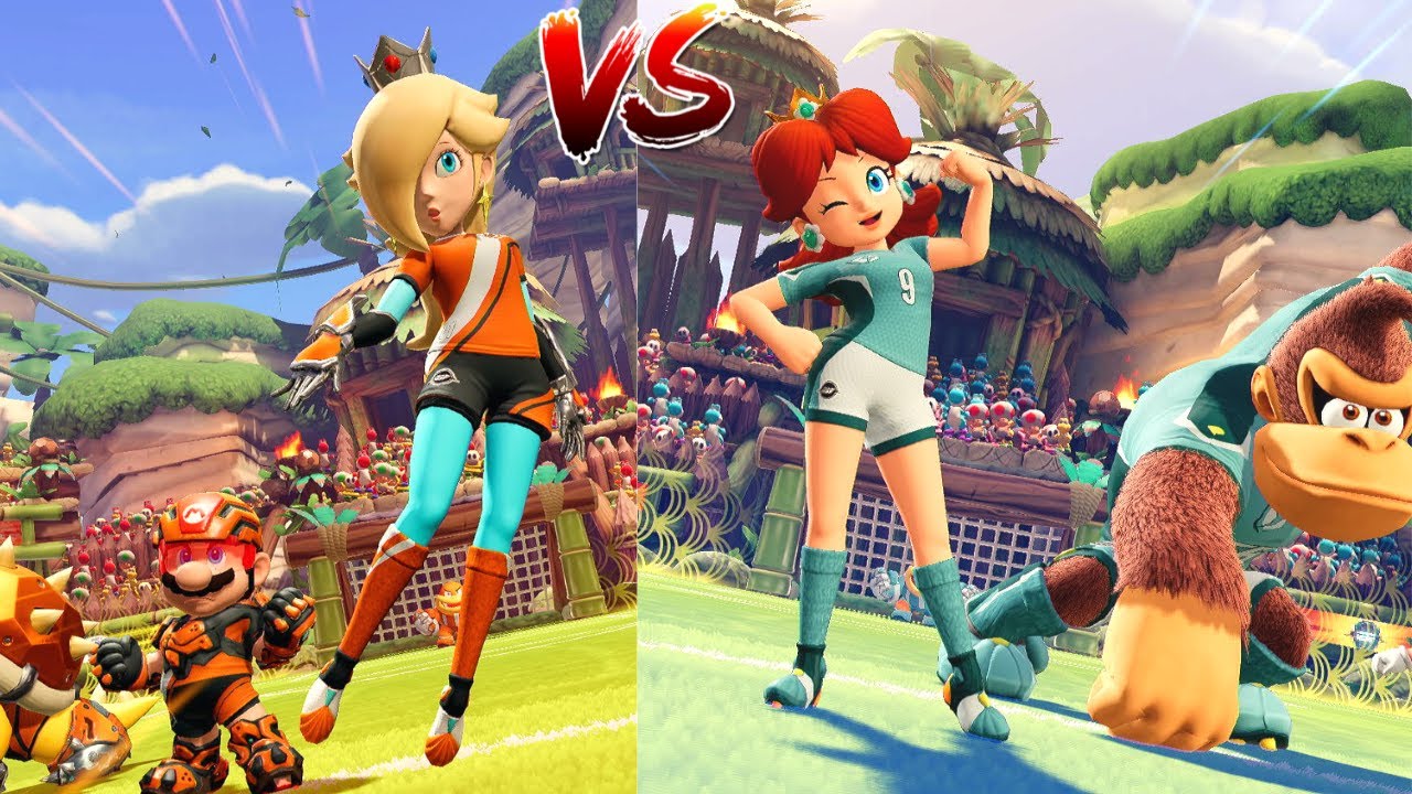 Rosalina Vs Daisy - Battle Of The Princesses - Mario Strikers Battle ...