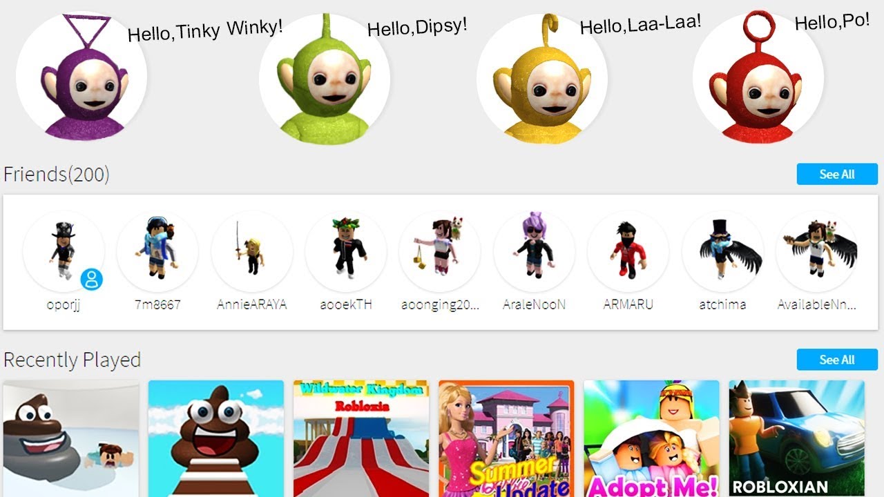 เมื่อเทเลทับบี้มาอยู่ในโรบล็อก! | Roblox Teletubbies - YouTube