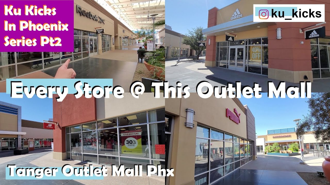 Checkin' Out Every Sneaker Shop The Tanger Outlet Mall Phx - YouTube