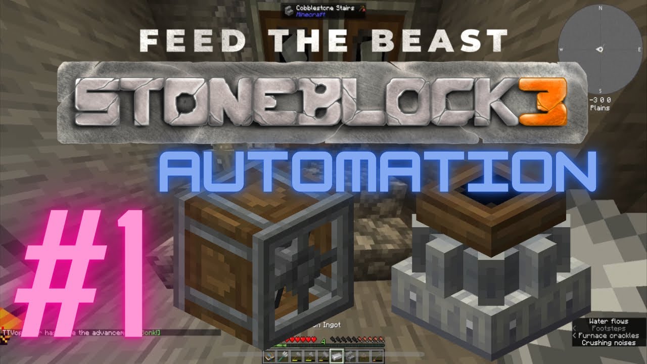 Millstone automation - stoneblock 3 guide (#1) - YouTube