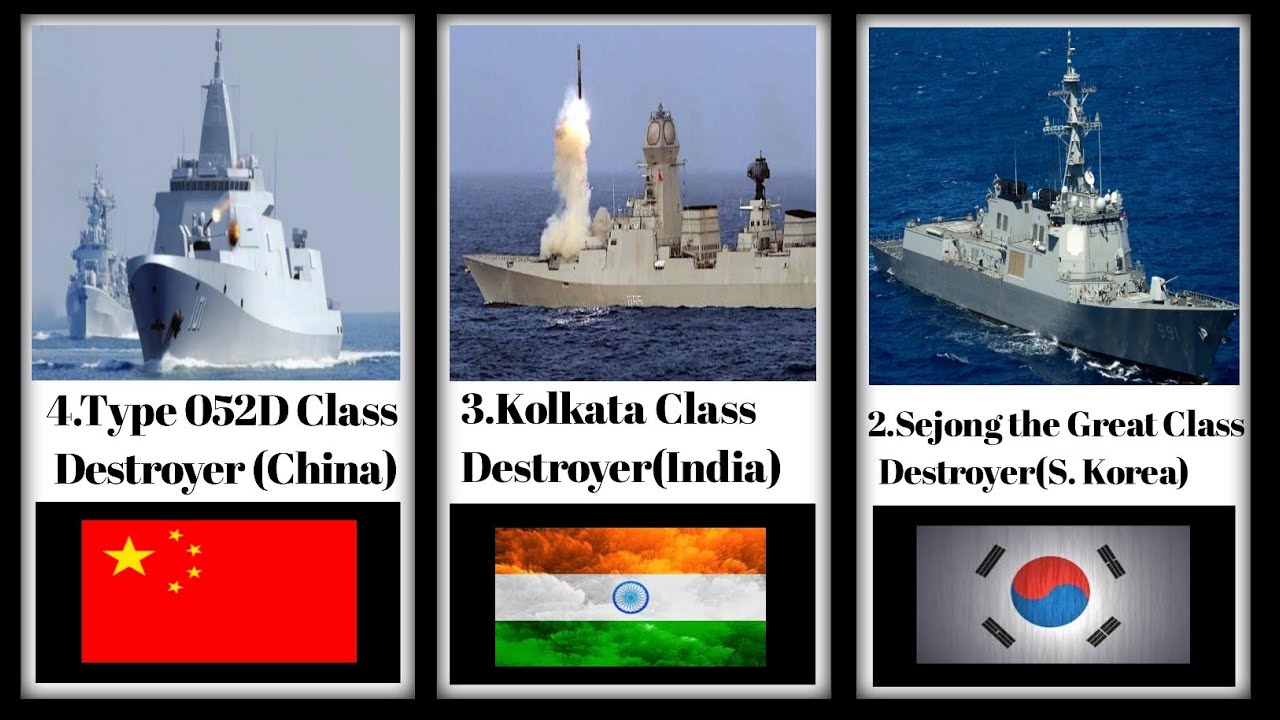 Top 10 Best Destroyers In The World l Most Powerful Advanced Destroyers ...