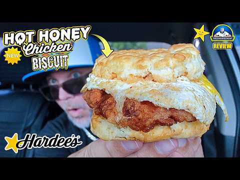 Hardee's® Hot Honey Chicken Biscuit Review! 🔥🍯 🐔 | Only $3.99! | theendorsement