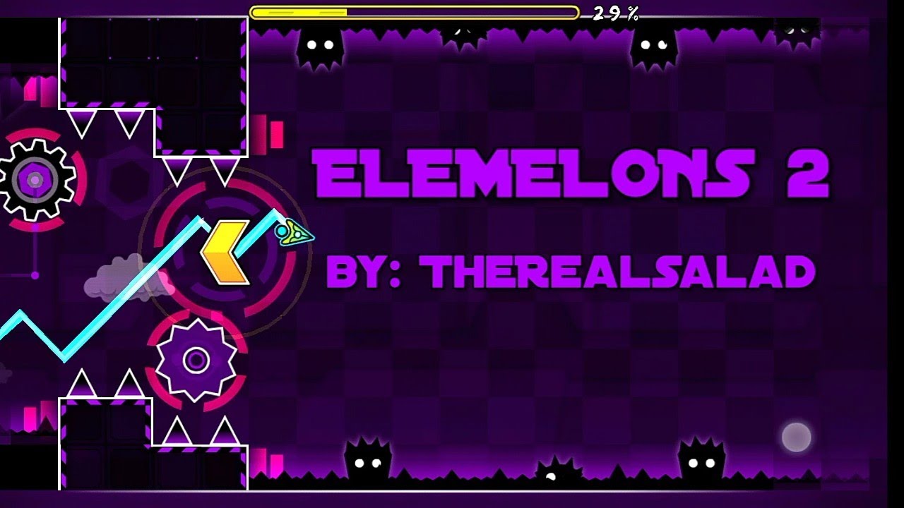 Elemelons 2 (Hard Demon) - by TheRealSalad | Geometry Dash - YouTube