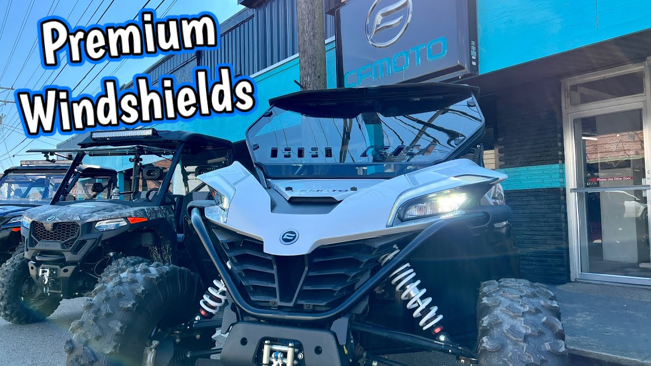 TEAM MSC CFMOTO Premium Windshields for UFORCE & ZFORCE Models - YouTube