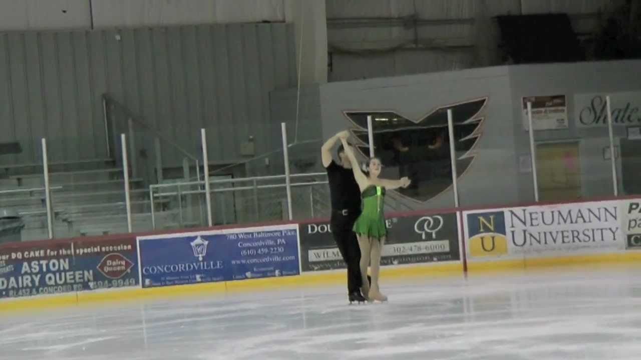 Ingrid Rempe & Philip Dulebohn - Juvenile Pairs Test June 2011 - YouTube
