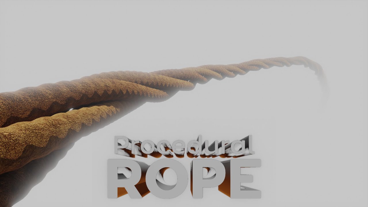 How to make ROPE in Blender (Tutorial) - YouTube