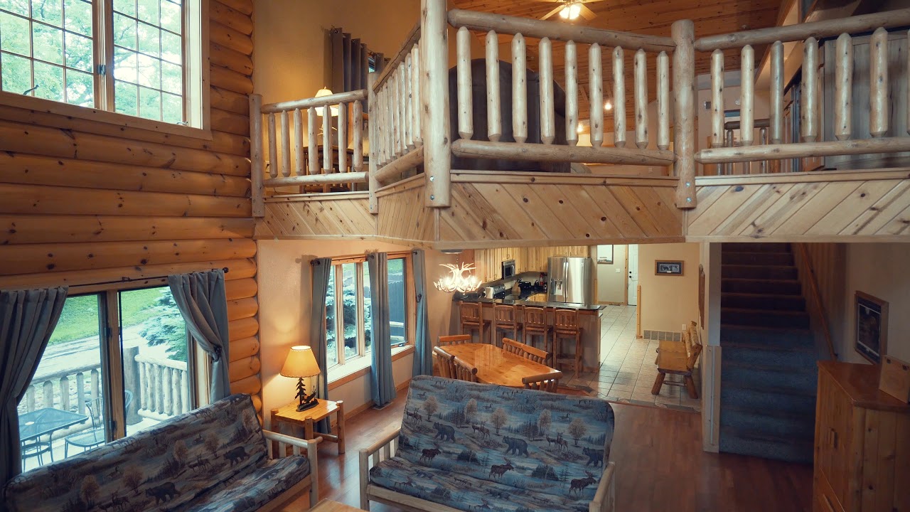 Log Gables - Lake Front - YouTube