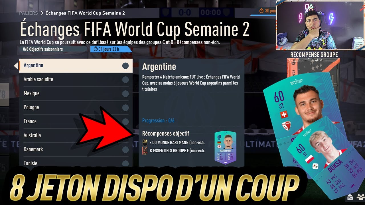 FIFA 23 : COMMENT FAIRE POUR RÉCUPÉRER 8 NOUVEAUX JETON SWAP COUPE DU ...