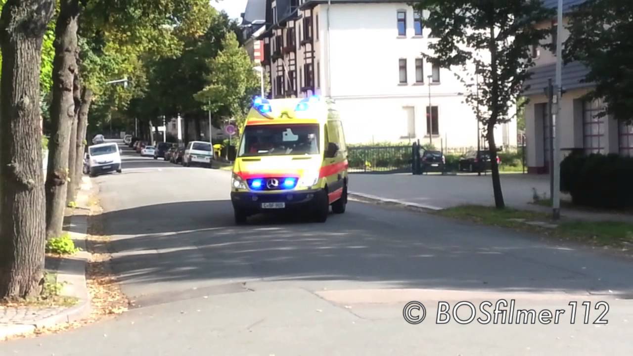 Mercedes Sprinter RTW Berufsfeuerwehr Chemnitz Wache 2 - YouTube