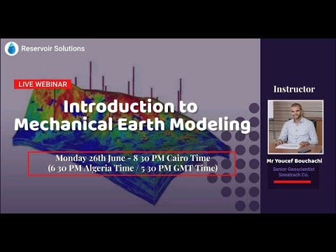 Mechanical Earth Modeling - YouTube