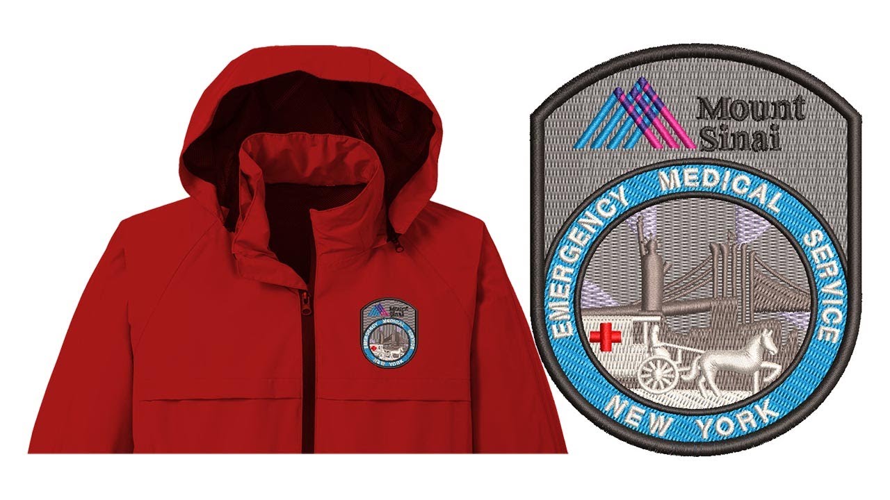 Mount Sinai Health Embroidery logo for Jacket. - YouTube