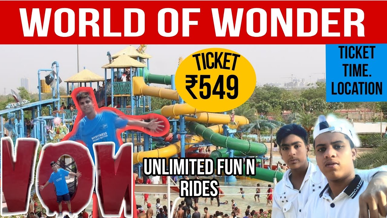 Wow Water Park | Ticket ₹549 | Unlimited Fun N Rides | Ticket ...
