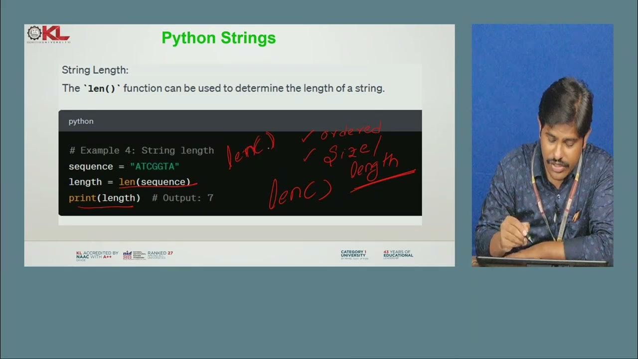 Python and R programming: Python Strings 1 - YouTube