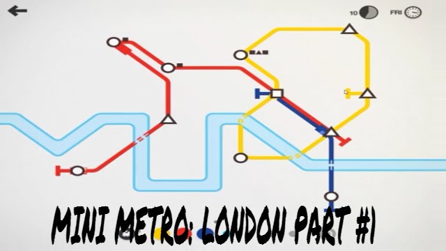 Mini Metro Gameplay - London Underground - #1 - YouTube