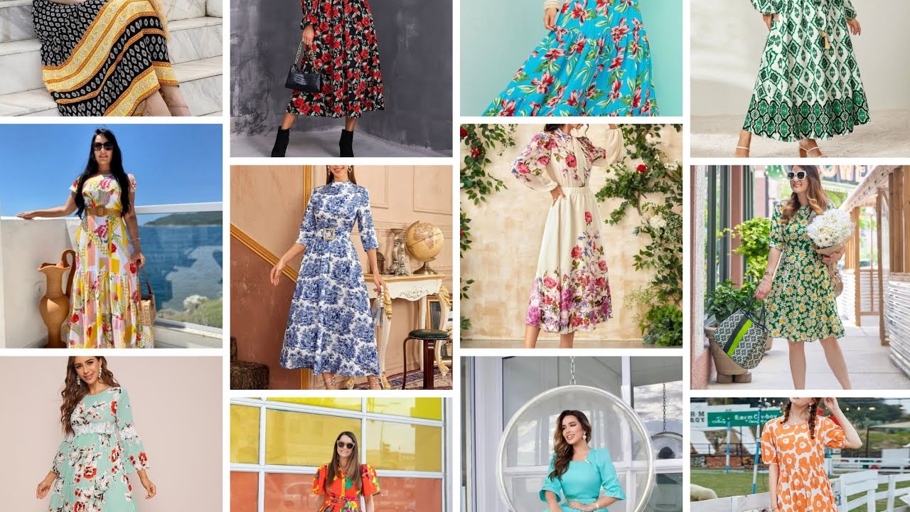 fancy long maxi dress design ideas - YouTube
