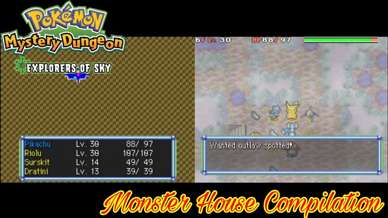 Pokémon Mystery Dungeon: Explorers of Sky - Monster House Compilation ...