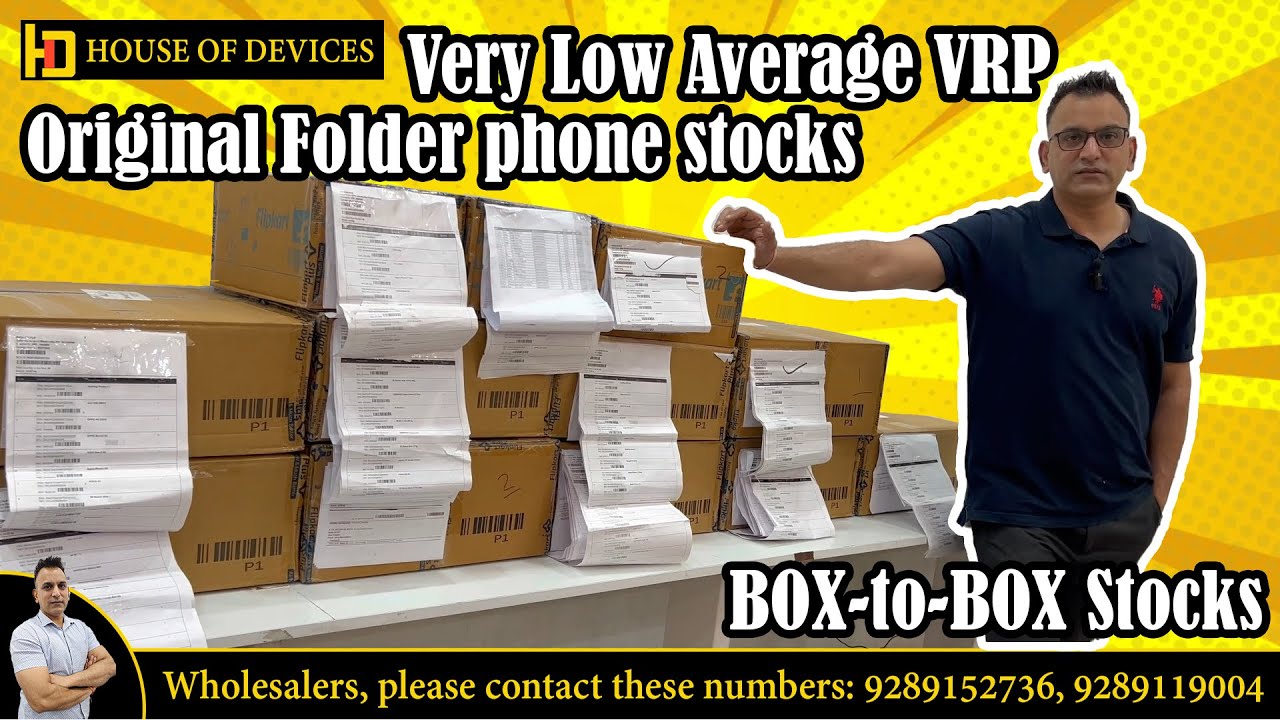 Box-to-Box Phone Stocks | Very Low Average VRP | Original Folder Phones ...