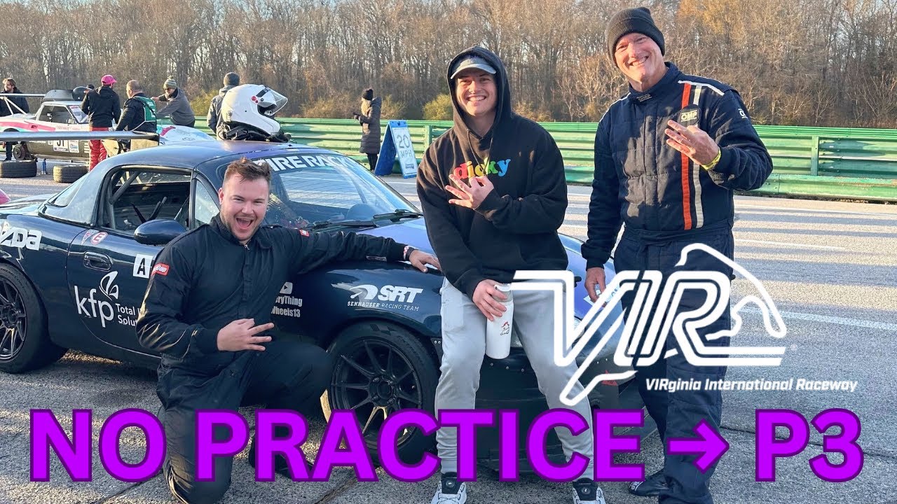 ChampCar Weekend VIR: No Practice, Clutch Failure, P3 Finish - YouTube