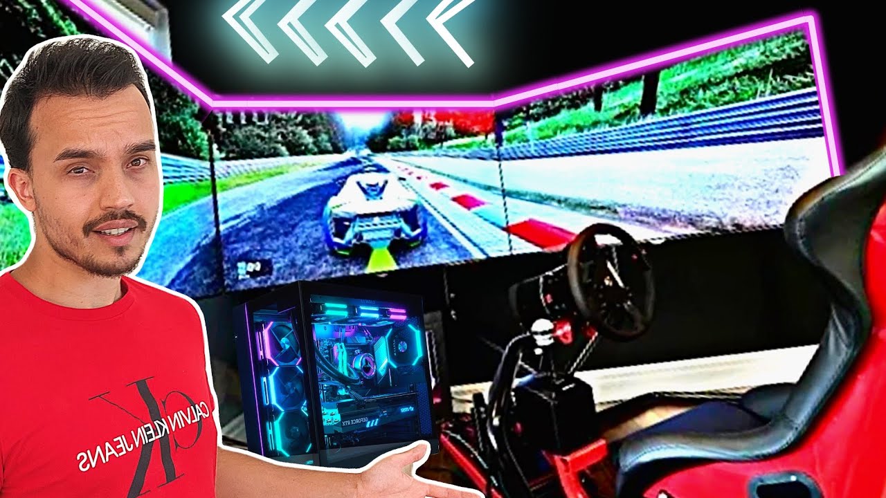 Surprising My Brother With Dream Sim Racing Setup! - YouTube