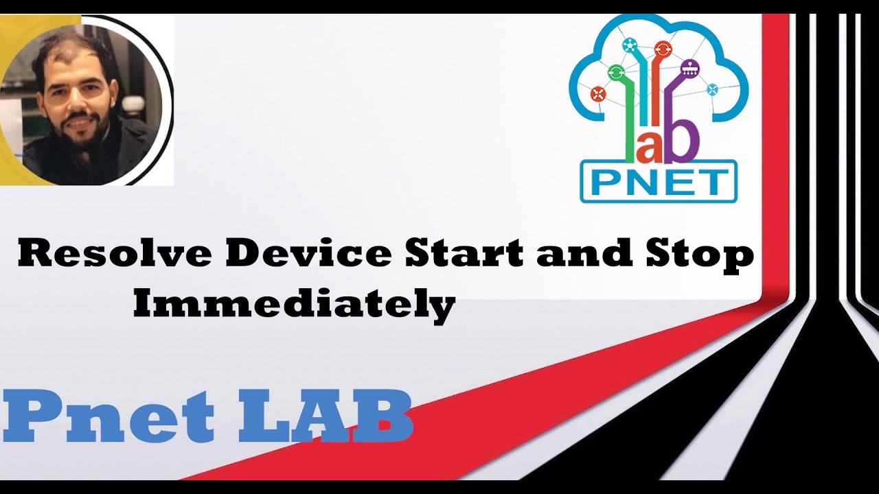 How To Resolve Problem Device Start and Stop Immediately in Pnet LAB or ...